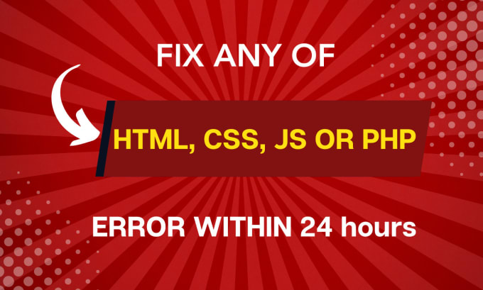 Fix Html Css Javascript Or Php Design Or Any Function Issue By Sarafatulrabby Fiverr