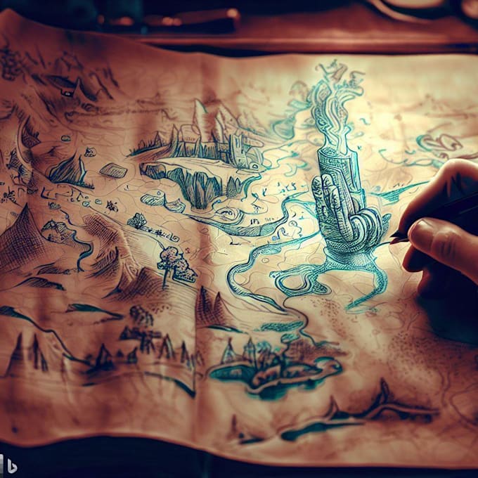 Make hand drawn fantasy maps by Gloomlabyrin | Fiverr