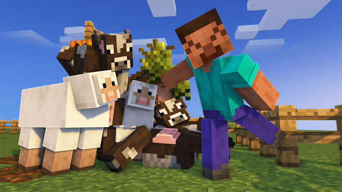 Do a professional level minecraft animation by Cyberplyz | Fiverr