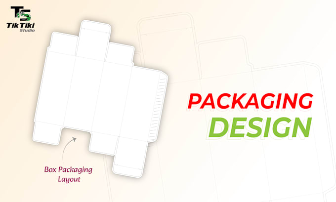 Creating custom packaging dieline, packaging template by Mofidulsumon ...