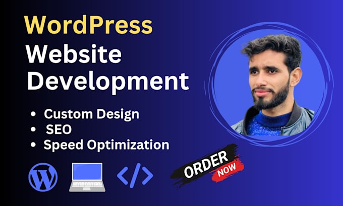Build a responsive wordpress website, website development by Mujahid_zareen | Fiverr