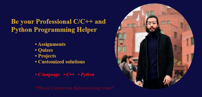 Be Your Professional C Cpp And Python Programming Help By Akram0517 Fiverr