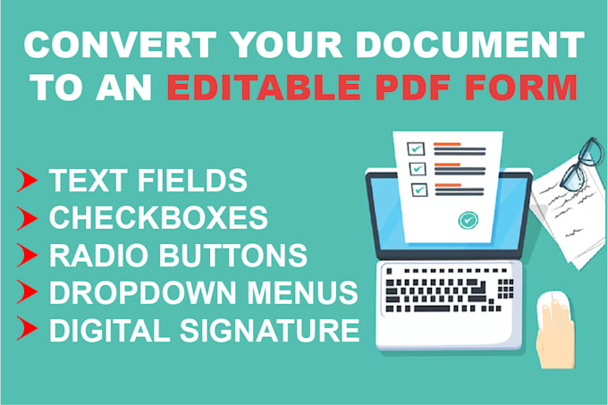 Urgently convert your document to an editable, pdf fillable form by ...