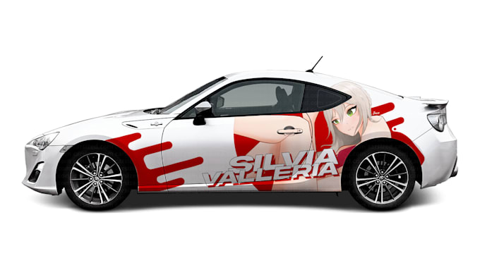 Create an itasha livery design for your car by Bapjo1 | Fiverr
