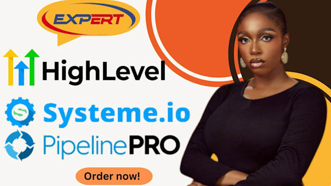 Be your expert on gohighlevel pipelinepro systeme io ghl pipedrive by Lori_hobbs | Fiverr