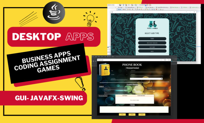 Do Javafx Java Swing And Java Programming Projects By Syeda Ammar Fiverr