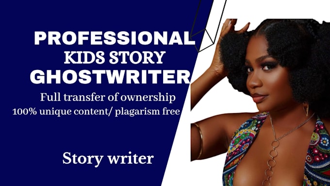 Ghostwrite kids story, children story book, kids book by Aveynft | Fiverr