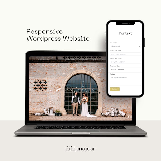 Design your new wordpress responsive website by Filipnajser | Fiverr
