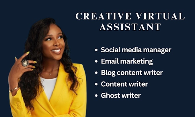 Creative virtual assistant, personal, framer and technical virtual ...