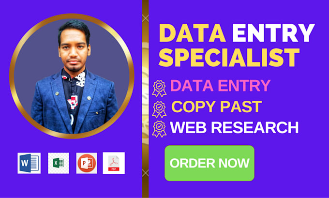 Do web research ,excel data entry and copy paste by Limon003 | Fiverr