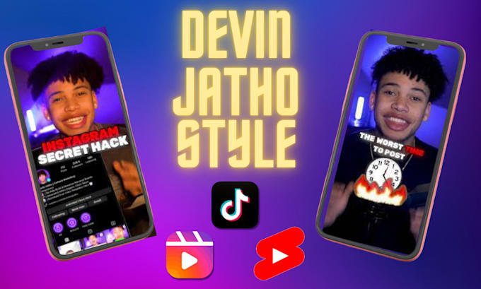 Edit viral tiktoks and instagram reels like devin jatho by Shortedmedia ...