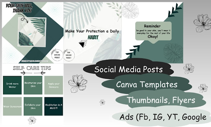 Craft social media posts and design canva templates by Kanzaasif15 | Fiverr