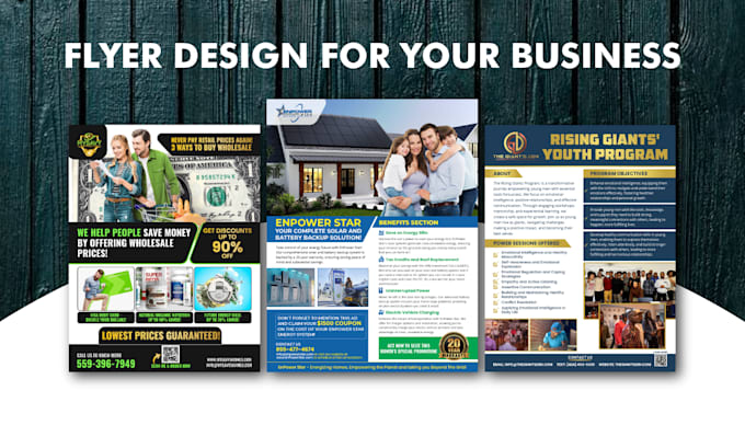 Design digital flyer, sales sheet, one pager, media kit, one sheet by ...