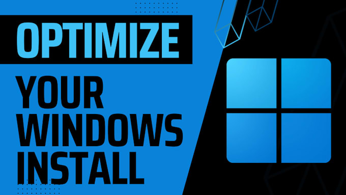 Help you optimize and fix your windows install, improve fps and ...