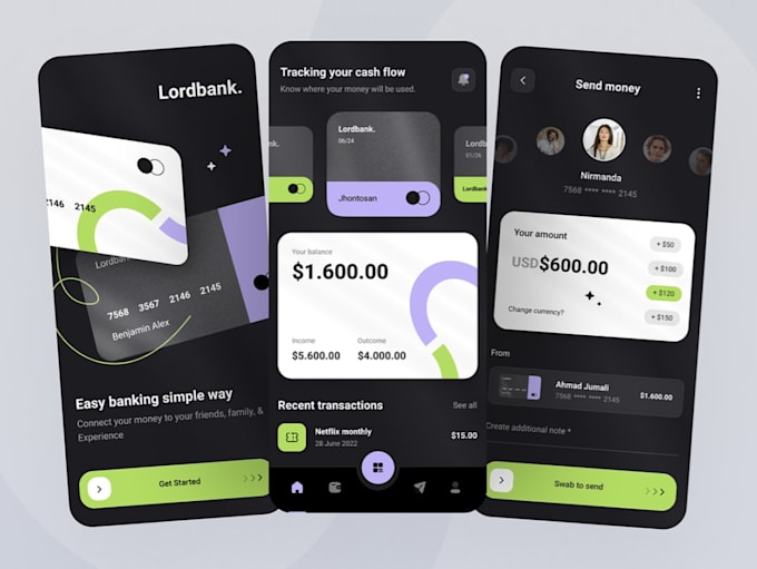 Develop fintech app, investment app, payment app, bank app, wallet app, nfc, pos by Marin ...