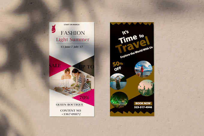 Design amazing rack card within 24 hours by Creative_laiba2 | Fiverr