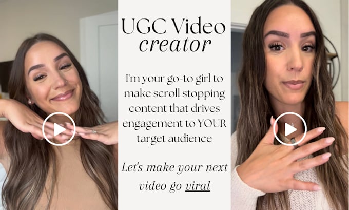 Create ugc tiktok or reel videos for your brand by Sarasofia663 | Fiverr