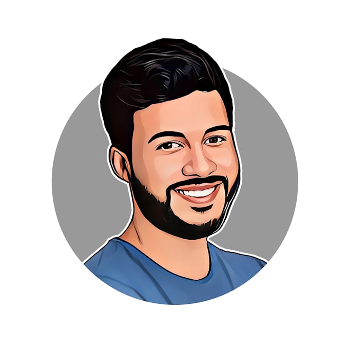 Draw your amazing cartoon avatar from your photo by Dedesutrisna10 | Fiverr