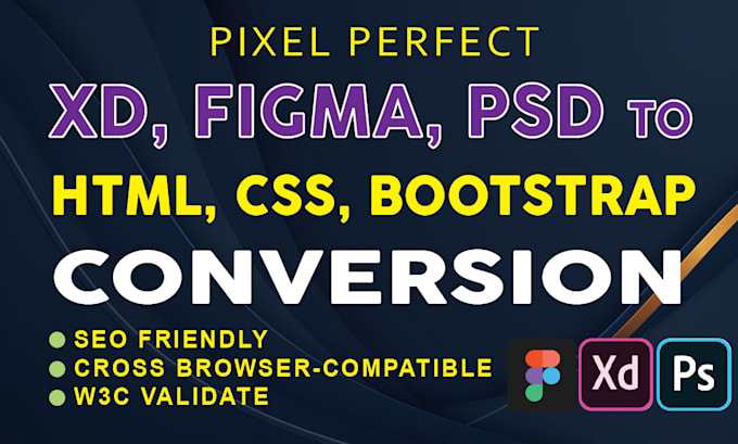 Transform your ui ux designs into responsive html css and bootstrap by ...