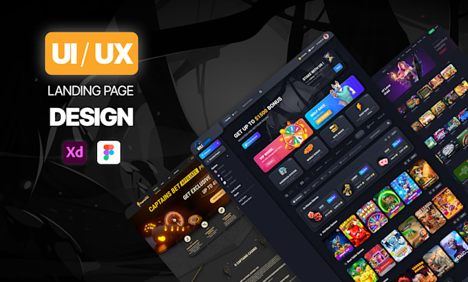 Design creative unique modern landing page or website ui ux by ...