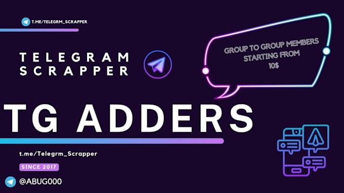 Do telegram scraping, promotion, and marketing by Abdullahtrojen | Fiverr