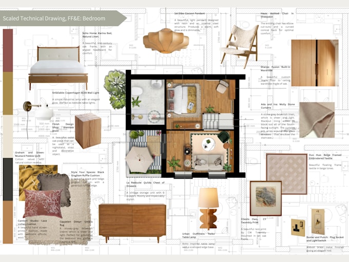 Create a bespoke, interior design package by Rudhainteriors | Fiverr