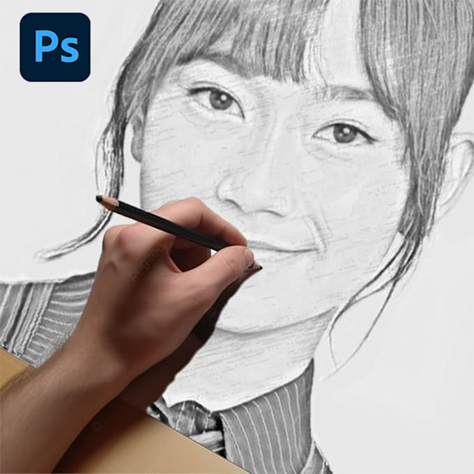 Detailed vector art with pencil drawing style by Fatchur43 | Fiverr