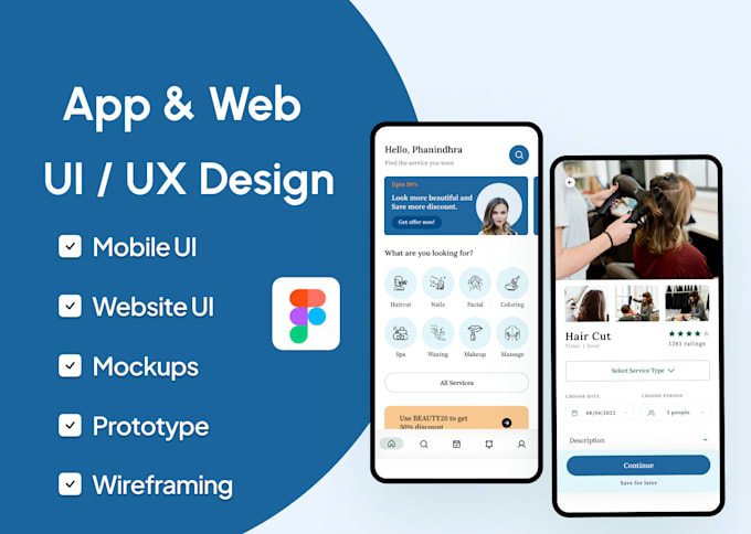 Create latest and modern mobile app ui ux and website ui ux by Ui ...
