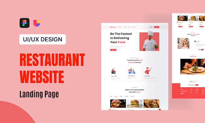 Design restaurant website or restaurant website design ui ux in figma ...