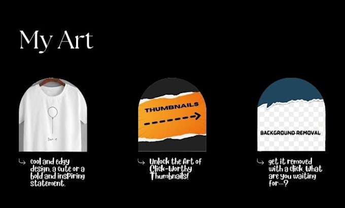 Be creating custom tshirt designs,band merch thumbnail, poster, book ...