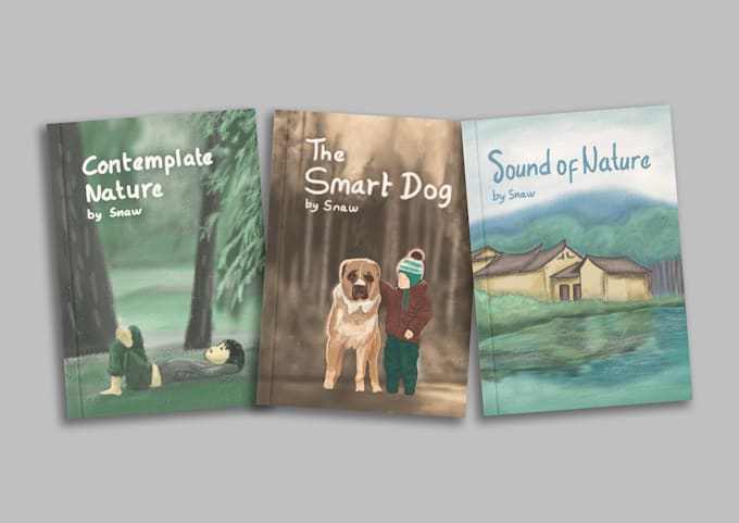 Illustrate childrens books and professional book covers by Artsnaw | Fiverr