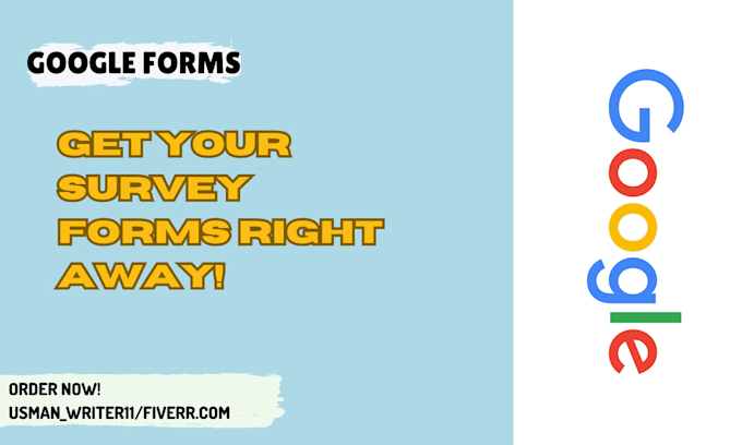 Create survey forms using google forms by Usman_writer11 | Fiverr