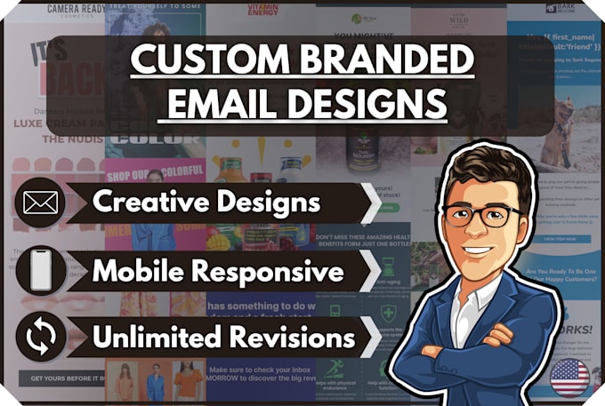 Create custom branded email designs for your business by Hrapp98 | Fiverr