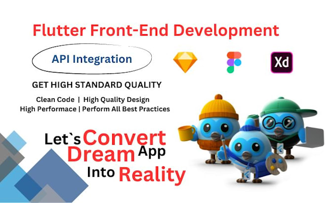 Do flutter front end development and api integration by Wijdankhalid | Fiverr
