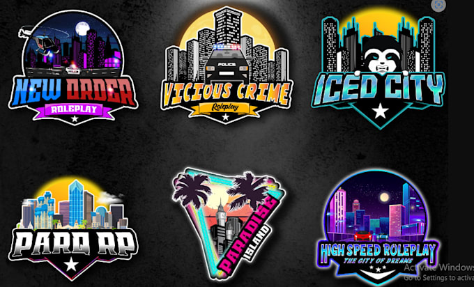 Do professional roleplay logo for fivem and discord by Harry_fivem | Fiverr