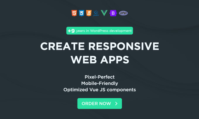 Coding Your Web App Using Html Css Js And Vuejs By Uelbezzazi Fiverr