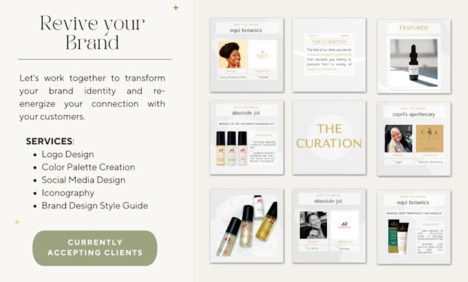 Help revive your brand with a unique design strategy by Ajalafunmi | Fiverr