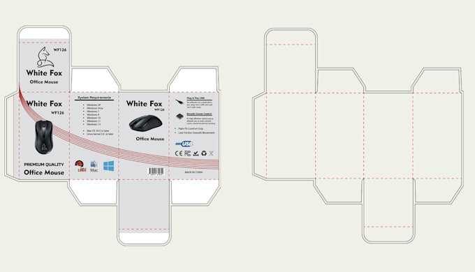 Create packaging box die cut line, dieline within 24 hour by ...