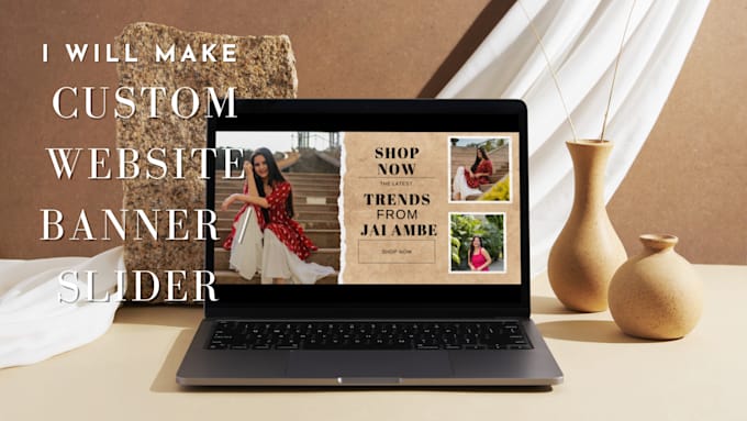 Create custom website banners, sliders that will attract viewers by ...