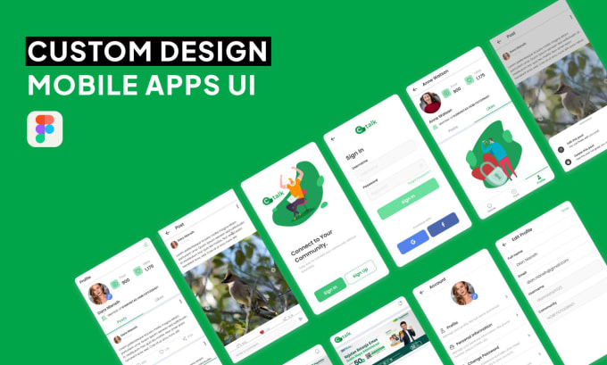 Custom your cafe mobile ui design and prototype with figma by Gemscreativ | Fiverr
