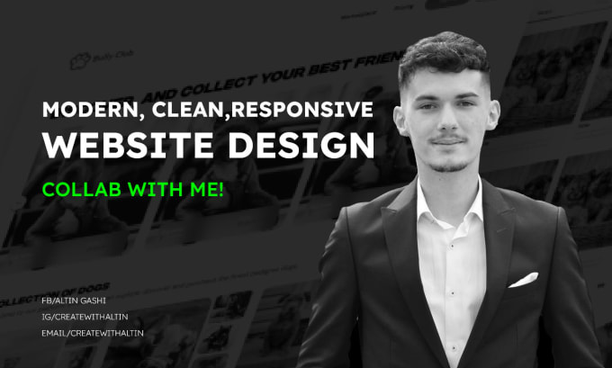 Make a modern, clean, and responsive website design by Createwithaltin ... Make a modern, clean, and responsive website design by Createwithaltin ...