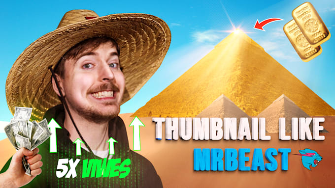 Make thumbnail like mrbeast by Fishifat | Fiverr