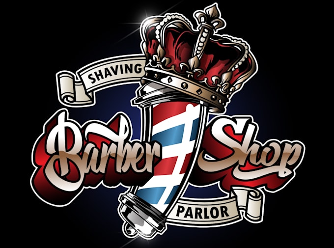 Design eye catching unique barber logo by Chaya_gleichner | Fiverr