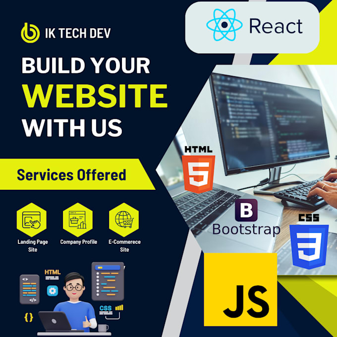 Be your frontend web developer in reactjs by Iktechdev | Fiverr Be your frontend web developer in reactjs by Iktechdev | Fiverr