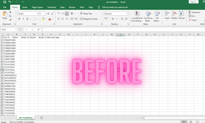 Do professional excel data splitting service data organization n formatting by Zohaibmughal333 ...