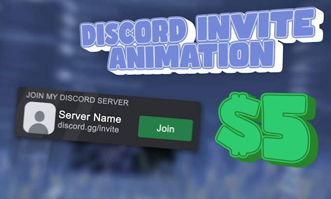 Make a custom discord invite graphic by Elementforge | Fiverr