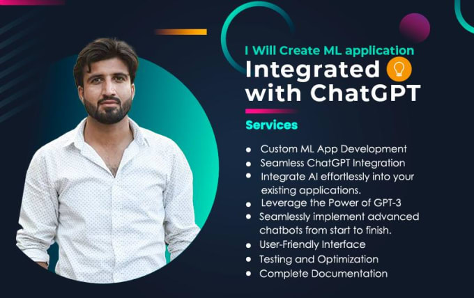 Create ml app or chatgpt or openai, gpt3 ai model for you by Aamir002 | Fiverr