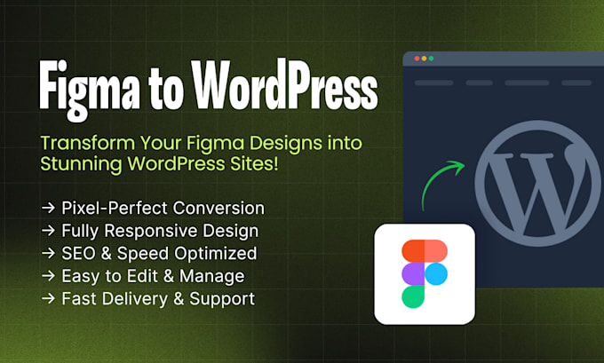 Turn figma design into a high converting, seo friendly wordpress website by Gfxwithahsan | Fiverr