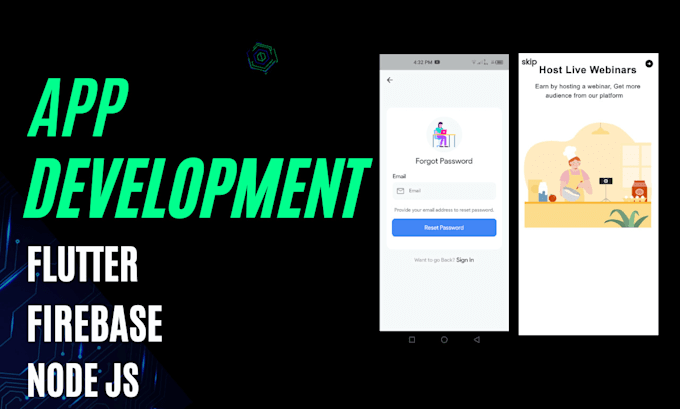 Develop mobile apps using flutter and nodejs, firebase backend by Coder ... Develop mobile apps using flutter and nodejs, firebase backend by Coder ...