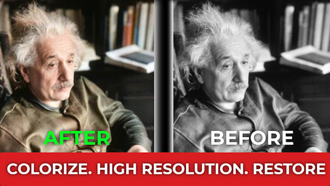 Restore old photos, upscale images, colorize black and white photos by ...